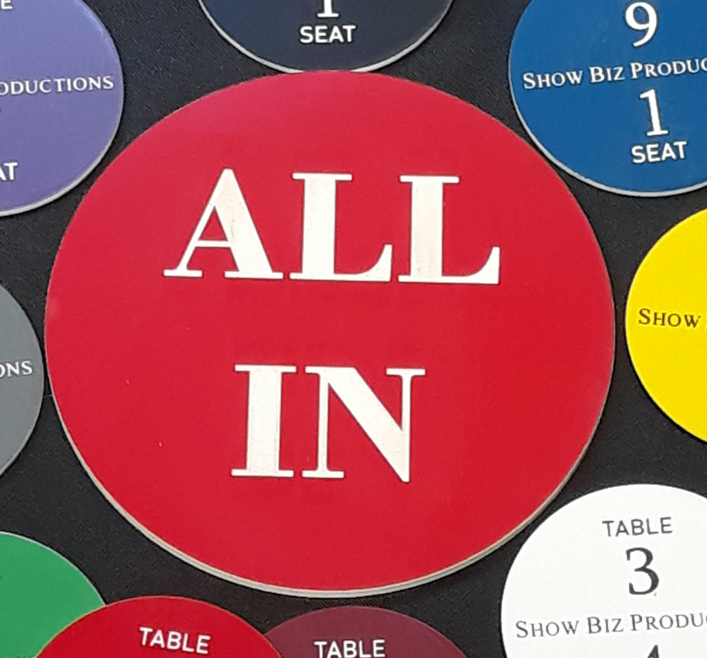 All-In and Call Buttons for Poker – Advantage Awards & Engraving